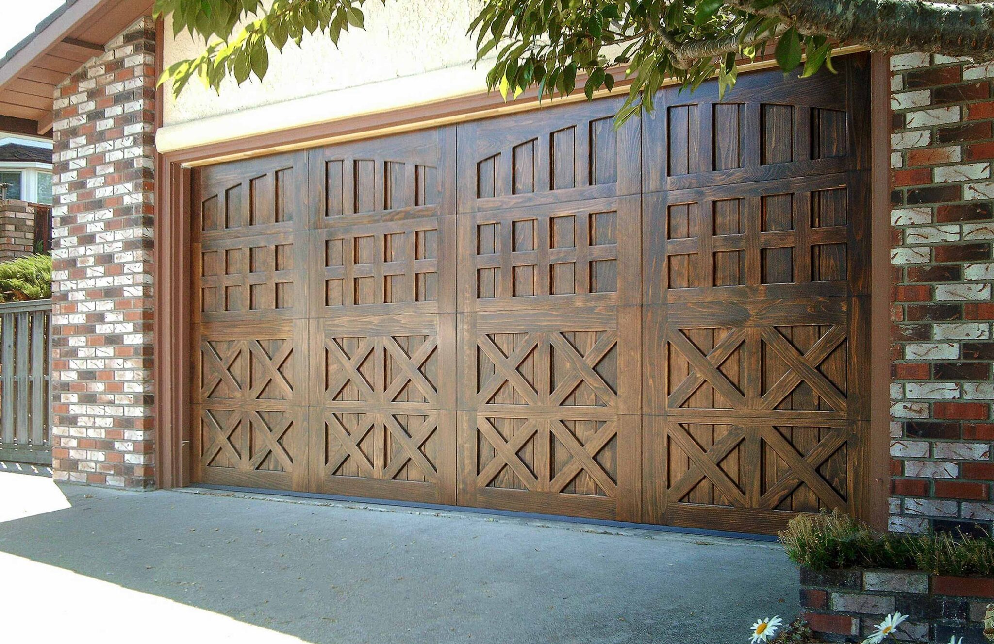 Custom Wood Carriage Garage Door Design | Right Way Garage Doors
